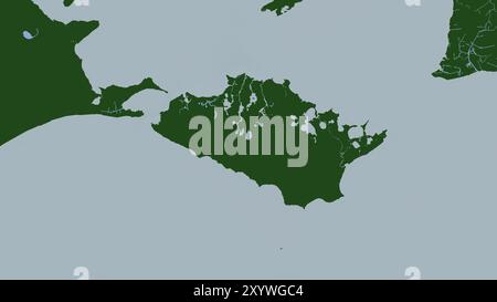 Marsh Island in the Gulf of Mexico, belonging to United States ...