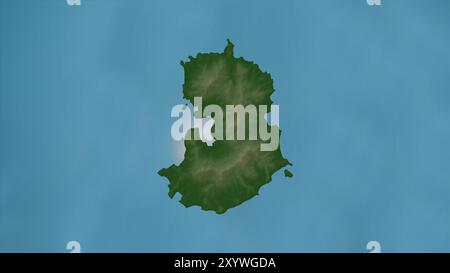 Matuku Island in the South Pacific Ocean, belonging to Fiji, described ...