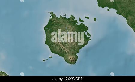 Marinduque Island in the Philippine Sea, belonging to Philippines ...