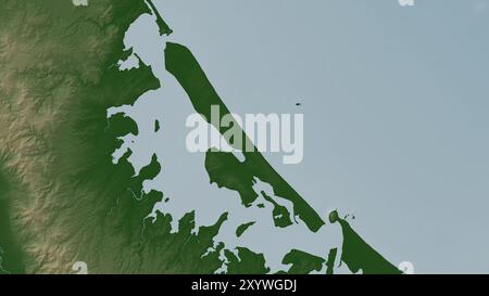 Matakana Island in the South Pacific Ocean, belonging to New Zealand ...
