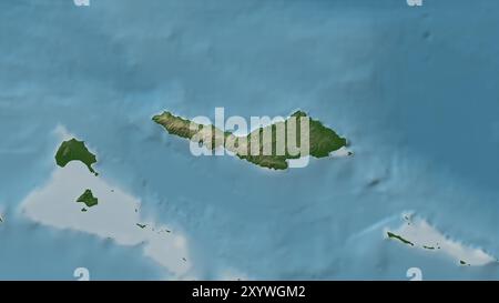 Misima Island in the Solomon Sea, belonging to Papua New Guinea ...