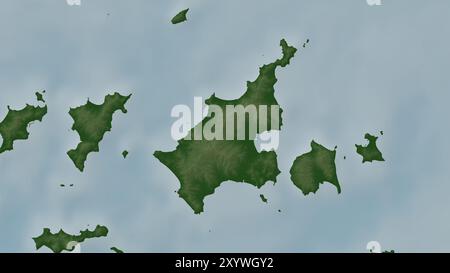 Nakajima in the Seto Naikai or Inland Sea, belonging to Japan, cropped ...