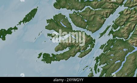 Isle of Mull in the Inner Seas off the West Coast of Scotland on a ...