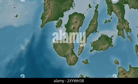 Negros Island in the Sulu Sea - belonging to Philippines. Described ...