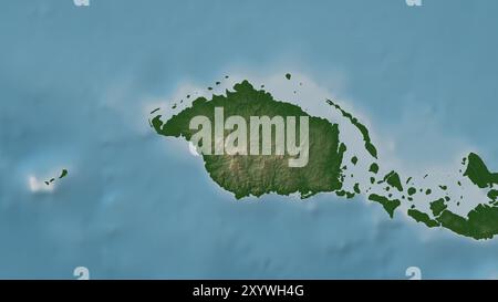New Hanover Island in the Bismarck Sea, belonging to Papua New Guinea ...