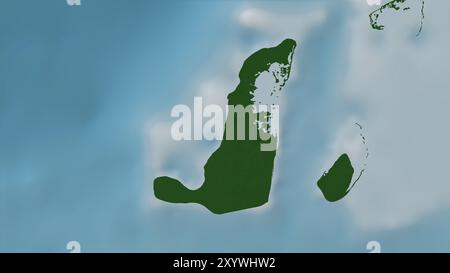 Pangutaran Island in the Sulu Sea on a topographic, OSM Humanitarian style map Stock Photo - Alamy
