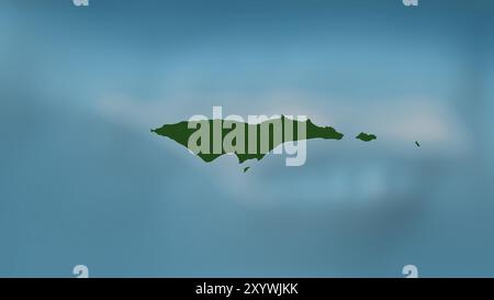 Samana Cay Island in the North Atlantic Ocean, belonging to Bahamas ...