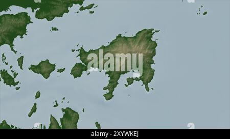 Shodoshima Island in the Seto Naikai or Inland Sea, belonging to Japan ...