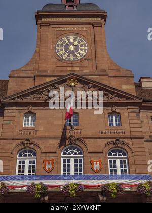 Inscription, lettering Liberte, Egalite, Fraternite, University of Law ...