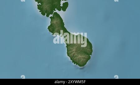 Tabar Island in the South Pacific Ocean, belonging to Papua New Guinea ...