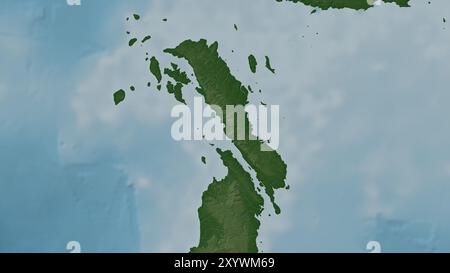 Pulau Tanah Masa in the Indian Ocean, belonging to Indonesia, isolated ...