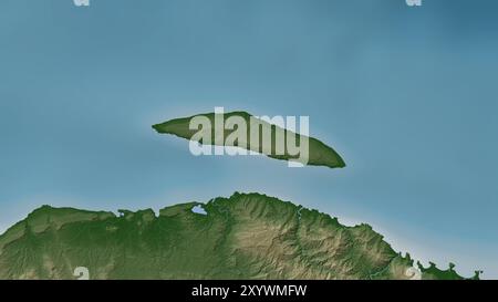 Tortuga Island in the North Atlantic Ocean, belonging to Haiti ...