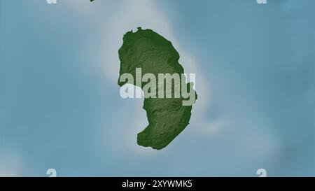 Ugi Island in the South Pacific Ocean, belonging to Solomon Islands ...