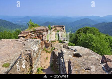 castle ruin Wegelnburg in Dahn Rockland, Germany Stock Photo - Alamy