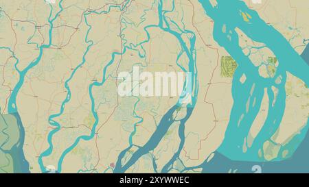 Char Diara Island in the Bay of Bengal, belonging to Bangladesh ...