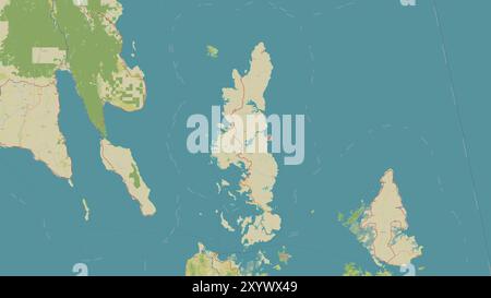 Dinagat Island in the Philippine Sea, belonging to Philippines ...