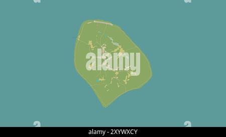 Enuamanu Island in the South Pacific Ocean, belonging to Cook Islands ...