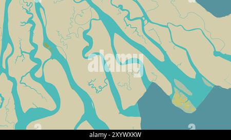 Pulau Genting in the Makassar Strait, belonging to Indonesia, cropped ...