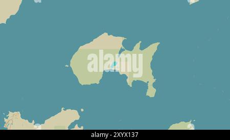 Korovin Island in the Gulf of Alaska, belonging to United States ...