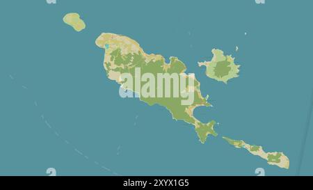 Lubang Island in the Philippine Sea, belonging to Philippines, isolated ...