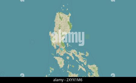 Luzon Island in the Philippine Sea, belonging to Philippines, cropped ...