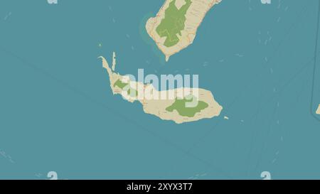 Shape of Maricaban Island in the Philippine Sea, belonging to ...