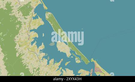 Matakana Island in the South Pacific Ocean, belonging to New Zealand ...