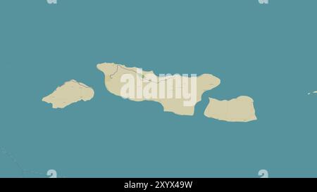 Pulau Moa in the Timor Sea on a colored elevation map Stock Photo - Alamy