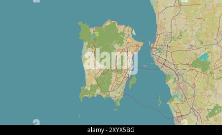Pulau Penang in the Malacca Strait, belonging to Malaysia, isolated on ...