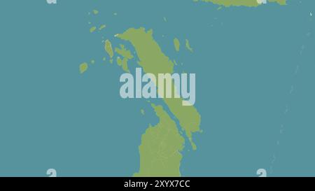 Pulau Tanah Masa in the Indian Ocean on a colored elevation map Stock ...