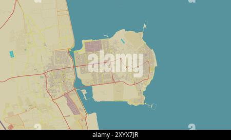 Tarout Island in the Persian Gulf, belonging to Saudi Arabia, described ...