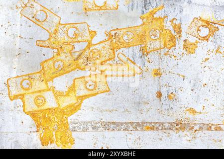Rust spots on metal plate as background Stock Photo - Alamy
