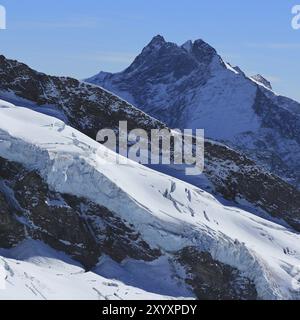The impressive mountains and glaciers in the Swiss Alps Stock Photo - Alamy