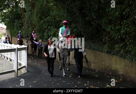 Field Of Gold ridden by Kieran Shoemark on their way to winning the ...