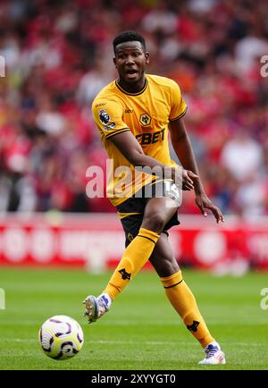 Wolverhampton Wanderers' Yerson Mosquera during the Premier League ...