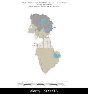 Semirara Island in the Sulu Sea - belonging to Philippines. Described ...