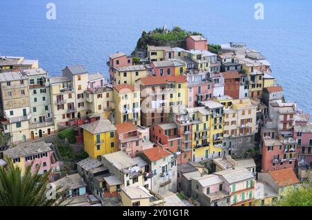 cinque terre manarola 02 Stock Photo - Alamy
