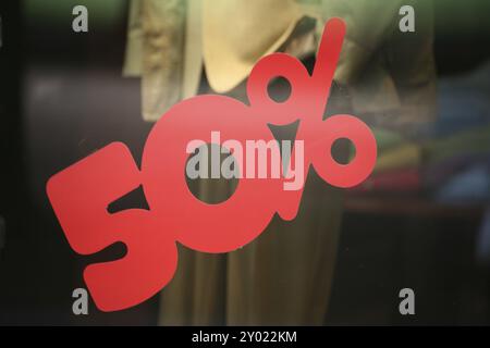 Special Offers, Everything At Half Price Stock Photo - Alamy