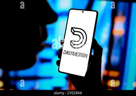 Dailymotion logo displayed on smartphone Stock Photo - Alamy