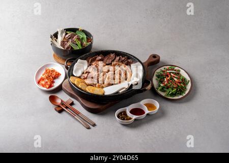 Assorted beef giblets grilled beef intestines Stock Photo - Alamy