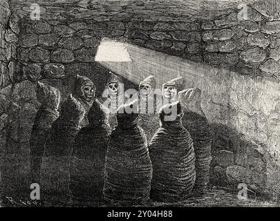 Arequipa, Peru: ten corpses inside a chulpa (mausoleum) among the ...