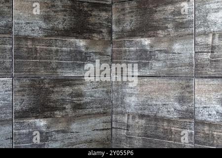 Industrial metal wall tiles in gray Stock Photo - Alamy