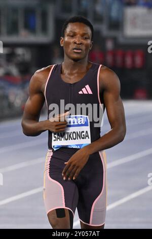 Muzala SAMUKONGA (ZAM) competes in 400m Men during the Diamond League ...