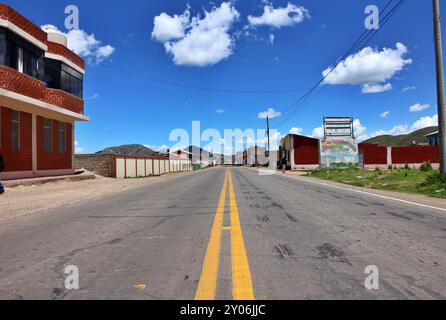 Landscape in Pucara town, Peru Stock Photo - Alamy