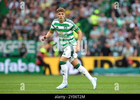 Celtic's Arne Engels during the William Hill Premiership match at ...