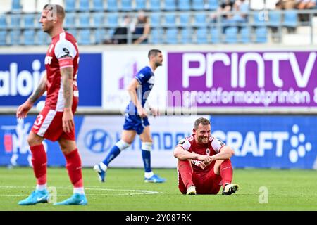 Ghent / Gent Belgium September 2025 Ottergem suspension bridge spanning ...