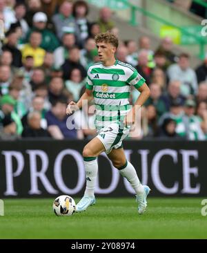Celtic's Arne Engels during the William Hill Premiership match at ...