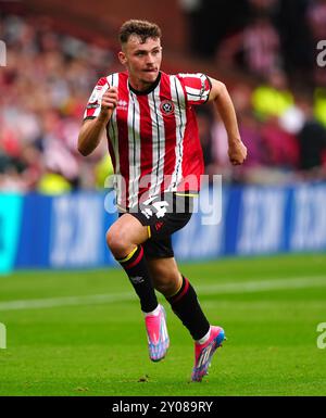 Sheffield United's Harrison Burrows during the Sky Bet Championship ...