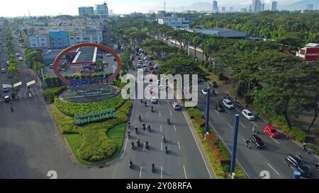 Tangerang, Indonesia - Juni 7, 2023: Established Shot of Giant Signage ...