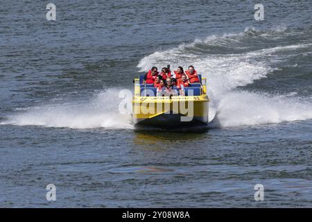 Recreation, spin boating, Old Port, Montreal, Province of Quebec ...
